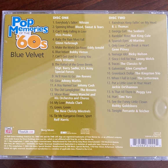 Other | Pop Memories Of The 6s Six Cd Set | Poshmark